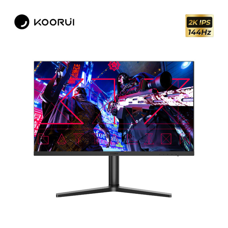 KOORUI QHD Curved 27 Inch Monitor, Fast VA Computer Gaming Monitor ...